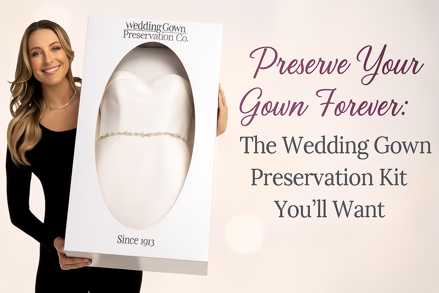 💌 Preserve Your Gown Forever: The Wedding Gown Preservation Kit You’ll ...